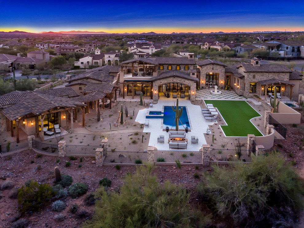 Exterior Living Space - Rustic - Exterior - Phoenix - by Fratantoni ...