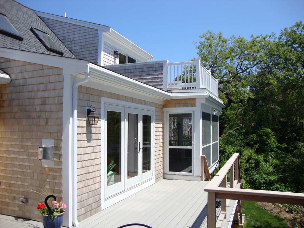 Cheatham Lane Custom Cape Home - Beach Style - Exterior - Boston - by ...