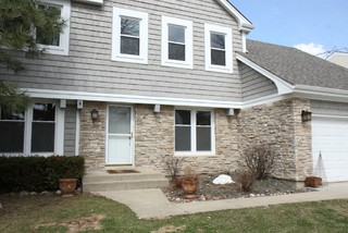 Chicago Are Exterior Stone Siding Transformation - Traditional ...