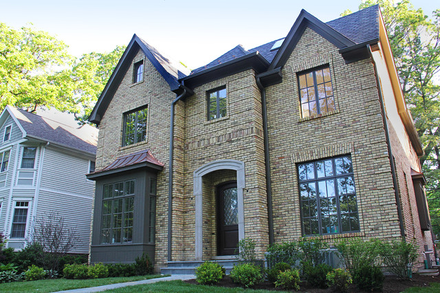 Chicago Buff house - Traditional - House Exterior - Chicago - by ...