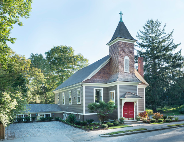 Church House Restoration - Traditional - House Exterior - Providence ...