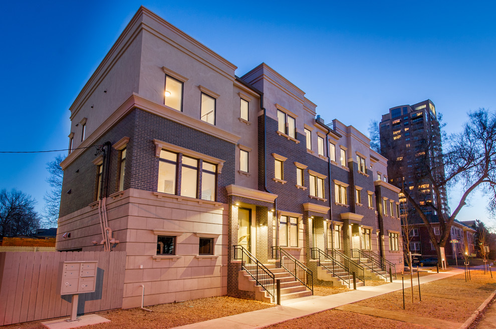 City Park Townhomes - Contemporary - House Exterior - Denver - by ...