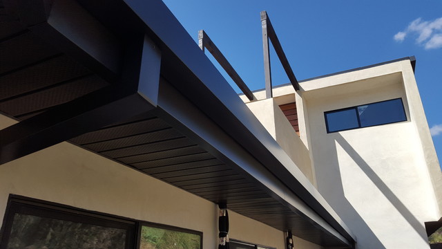Cladding-Soffits, Fascia, Beams. Box Gutter "Tall" Glendale Ca ...