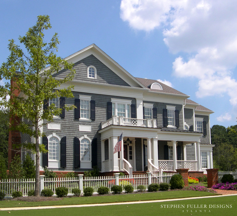 Classic American House - Traditional - Exterior - Atlanta - by Stephen ...