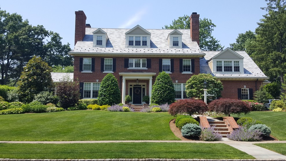 Classic Center Hall Colonial - New Build - Traditional - Exterior - New ...