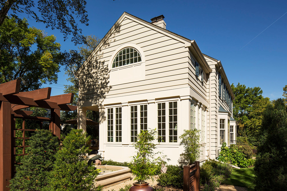 Addition Colonial Home Exterior Designs Classic Colonial Addition
