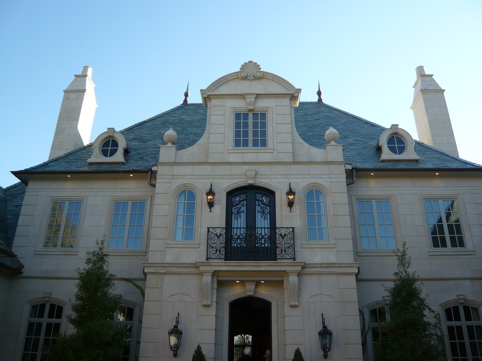 Classic French House - Traditional - Exterior - Dallas - by Richard ...
