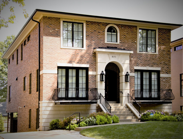 Clayton Brick Traditional - Traditional - Exterior - St Louis - by ...