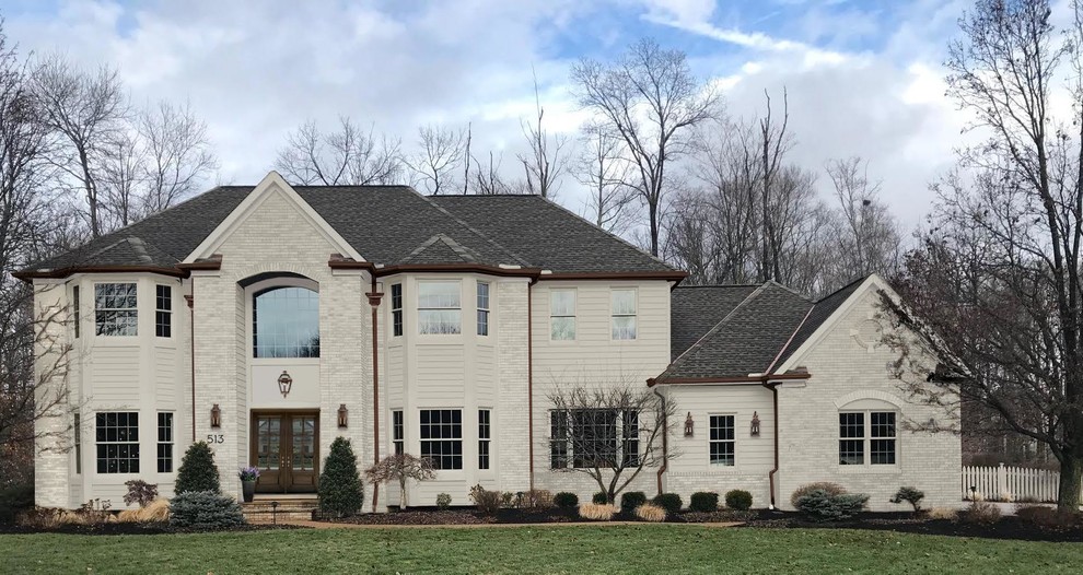Cleveland two story brick with new siding - Traditional - Exterior ...