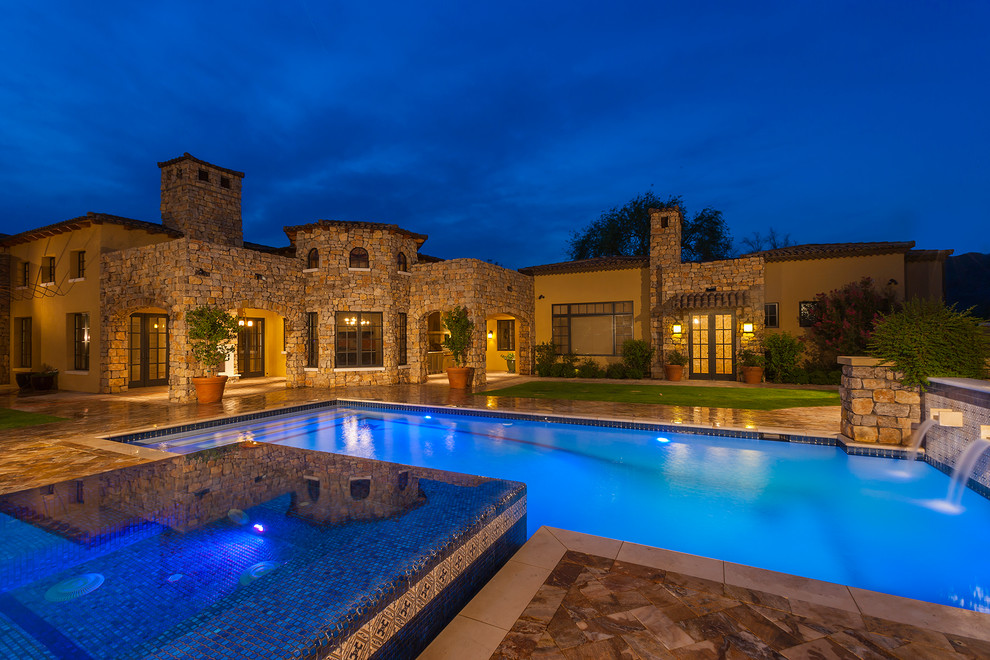 Client: Red Rock Construction Pools & Spas - Contemporary - Exterior ...