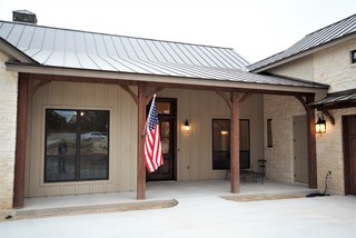 Close up Entry - Texas Stone Home - Traditional - Exterior - Austin ...