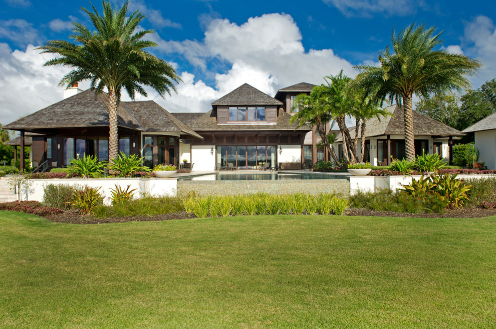 Coastal Florida Home - Tropical - Exterior - Other - by Looney Ricks ...