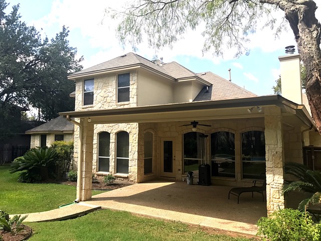 Cobble Stone Exterior Painting Project - Traditional - Exterior ...