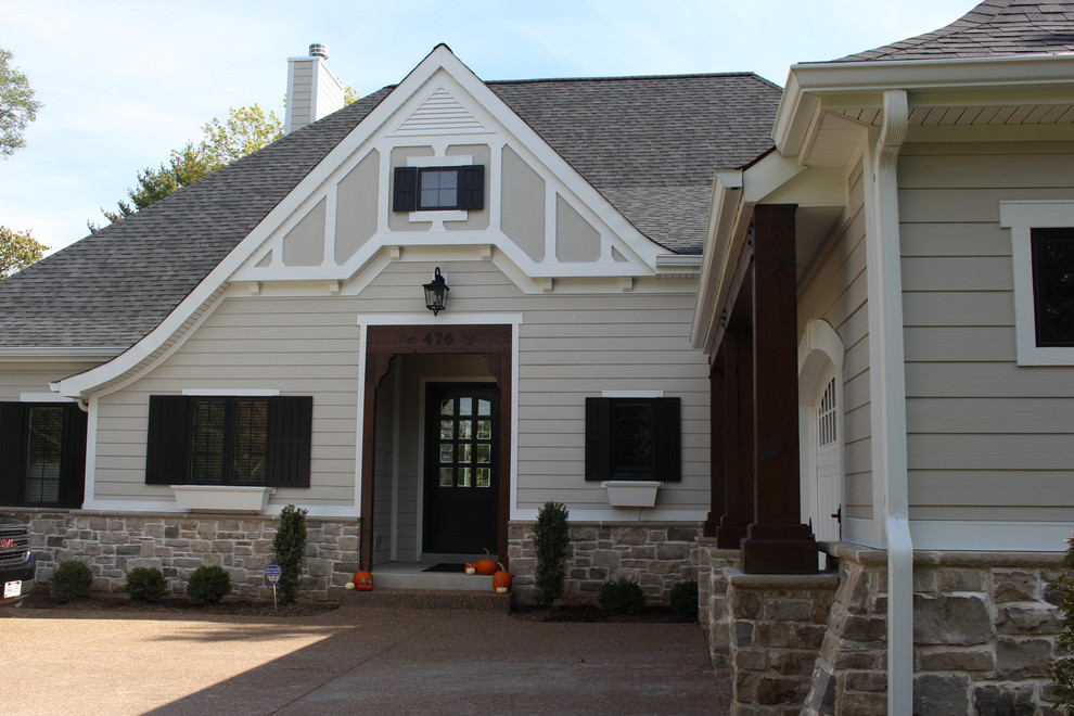 Cobble Stone James Hardie Siding 2 | Olivette, MO - Rustic - House ...