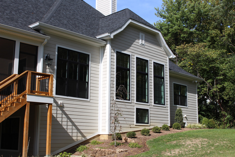 Cobble Stone James Hardie Siding 2 | Olivette, MO - Rustic - Exterior ...