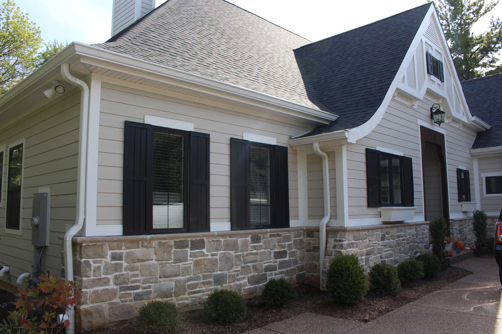 Cobble Stone James Hardie Siding 2 | Olivette, MO - Rustic - Exterior ...