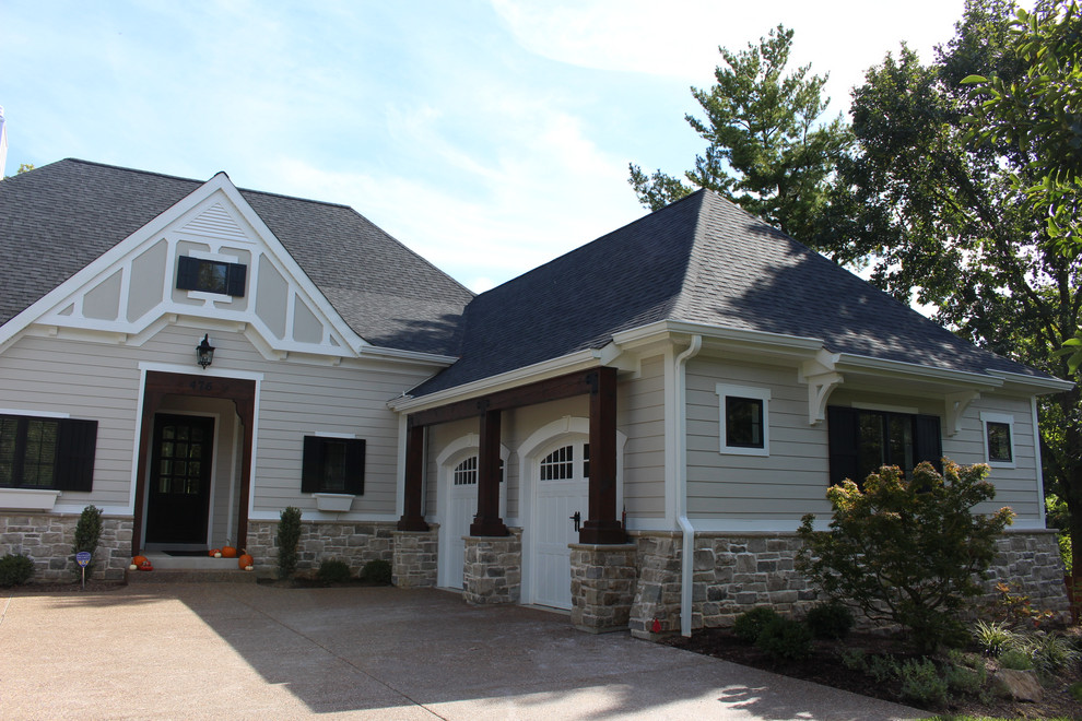 Cobble Stone James Hardie Siding 2 | Olivette, MO - Rustic - Exterior ...