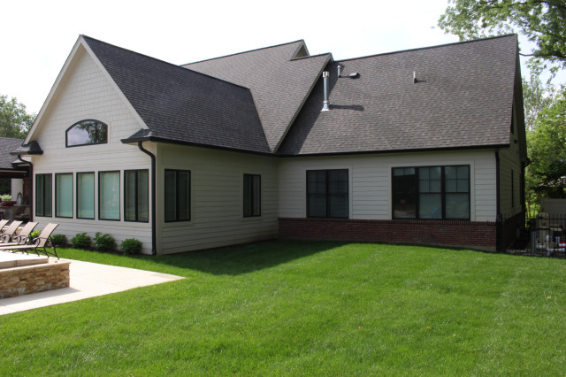 Cobble Stone James Hardie Siding | Ladue, MO - Exterior - St Louis - by ...