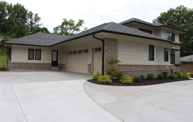 Cobblestone James Hardie Siding | Olivette, MO 63132 - Moderne - Façade ...