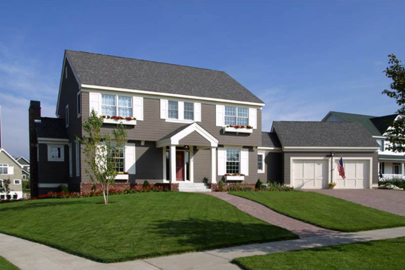 Colonial Exterior - Traditional - Exterior - Minneapolis - by Ron ...