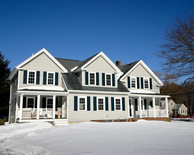 Colonial Farmhouse Remodel - Traditional - Exterior - Boston - by DSA ...
