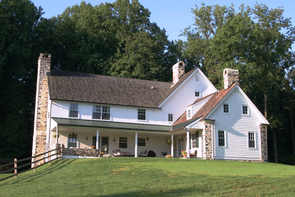 Colonial Farmhouse - Traditional - Exterior - Philadelphia - by ...