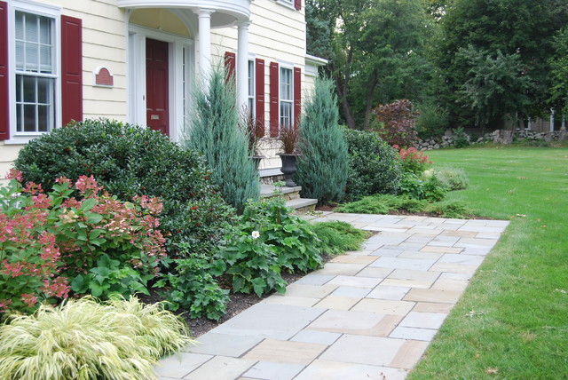 Colonial Front Yard - Traditional - House Exterior - Boston - by Carey ...