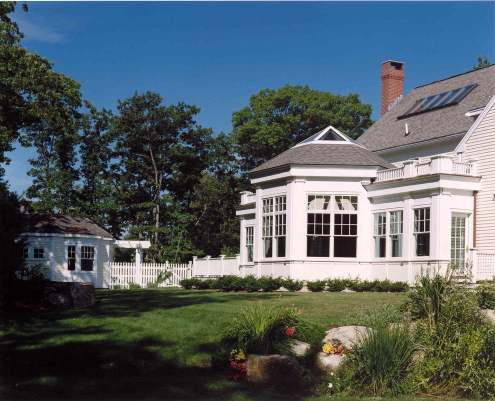Colonial Home Addition - Traditional - Exterior - Boston - by Luna ...