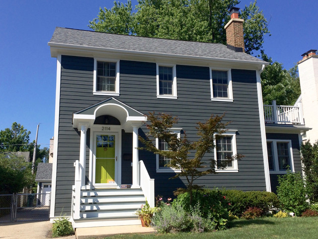 Grey Colonial Farmhouse