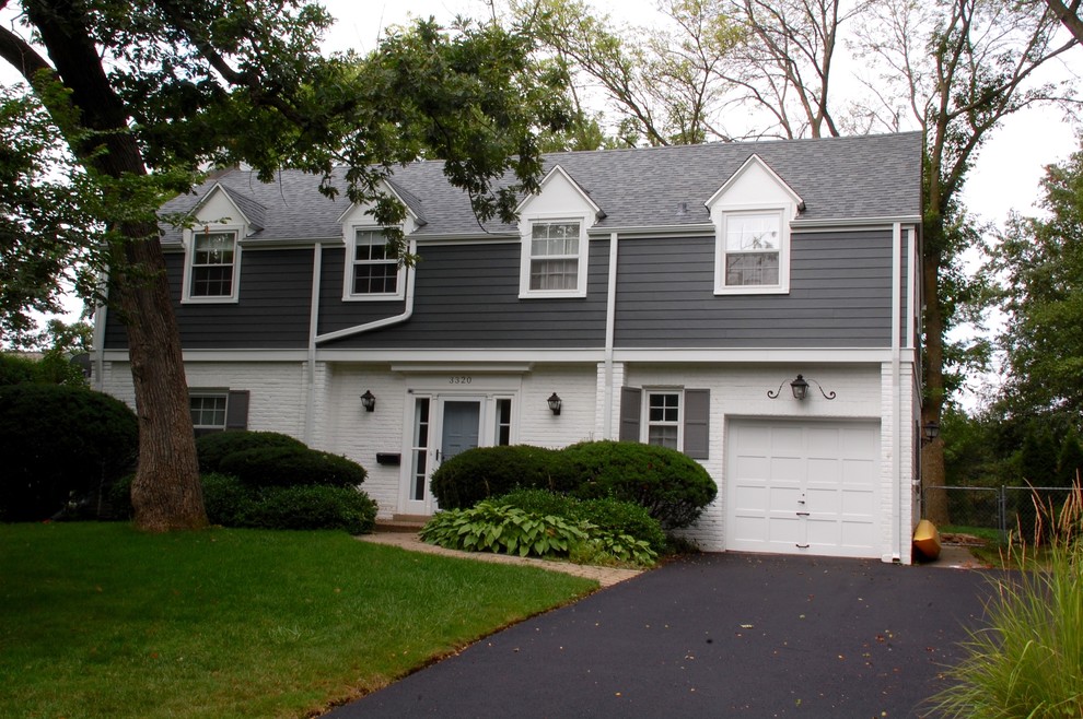 Colonial Style Home Highland Park, IL in James Hardie Siding & Trim ...