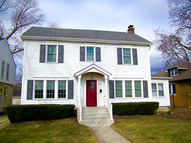 Colonial Style Home - Park Ridge, IL in James Hardie Siding & Trim ...