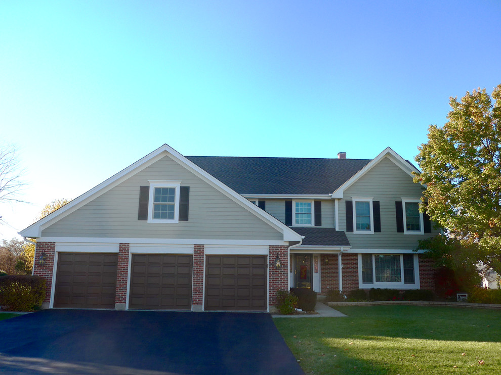 Colonial Style Home - Vernon Hills, IL in James Hardie Siding & Trim ...