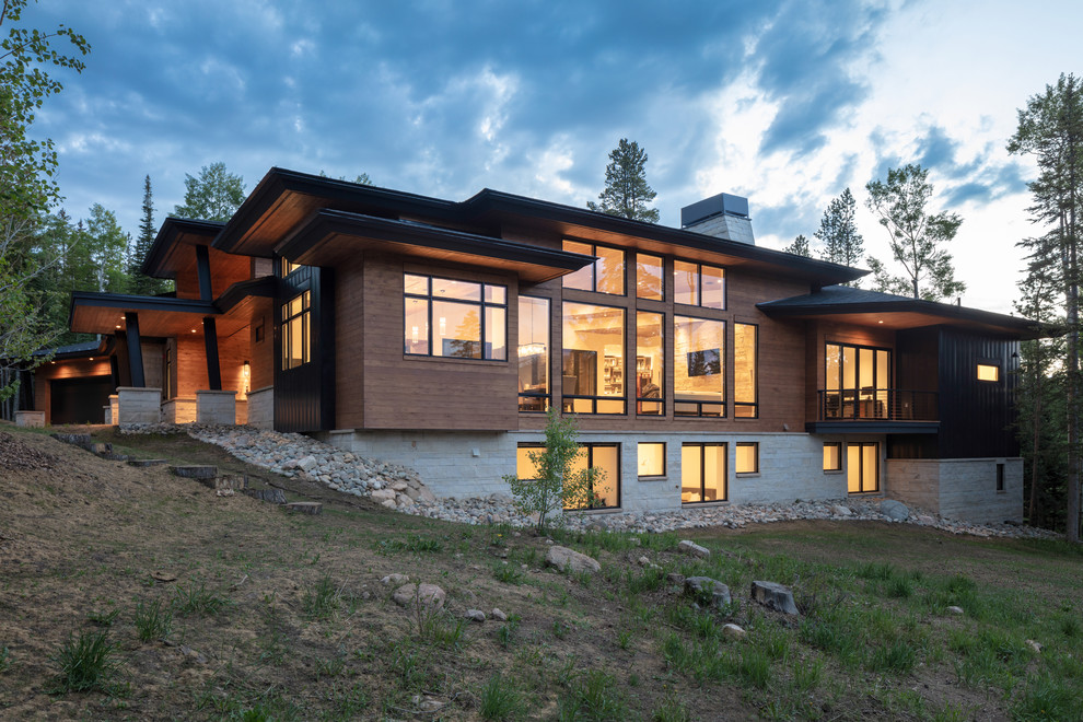Colorado Contemporary Mountain House - Contemporary - Exterior - Denver ...
