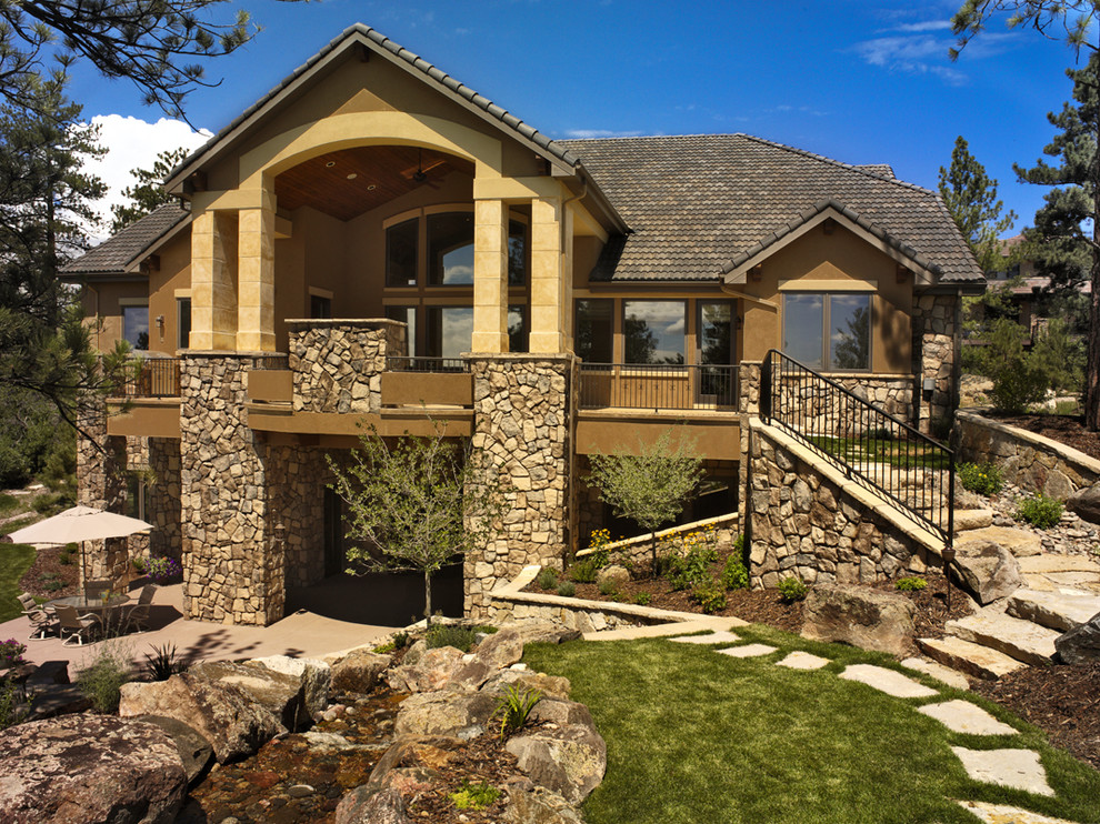 Colorado French Country - Rustic - Exterior - Denver - by Gayle Berkey ...