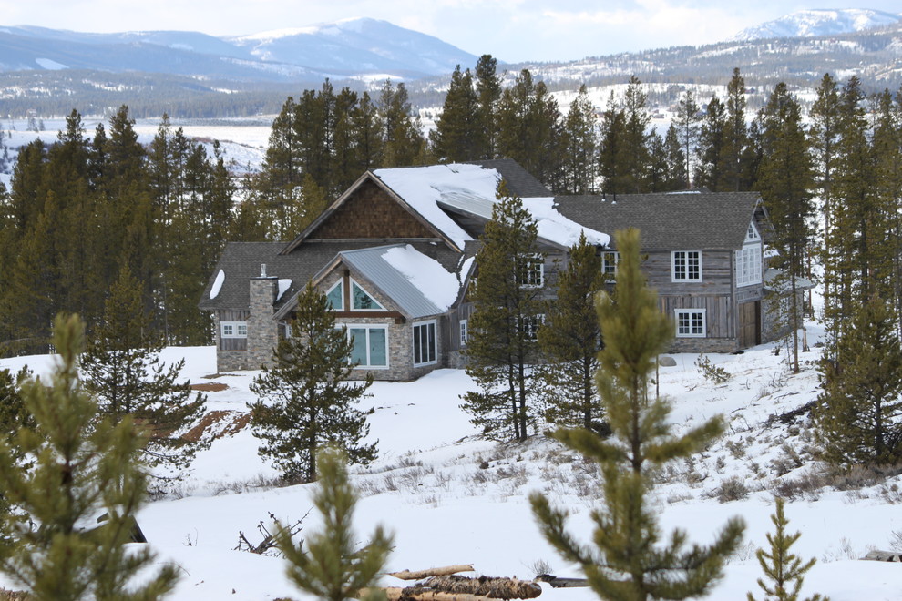 Colorado Home with all Natrural Ledgestone - Rustic - Exterior - Denver ...
