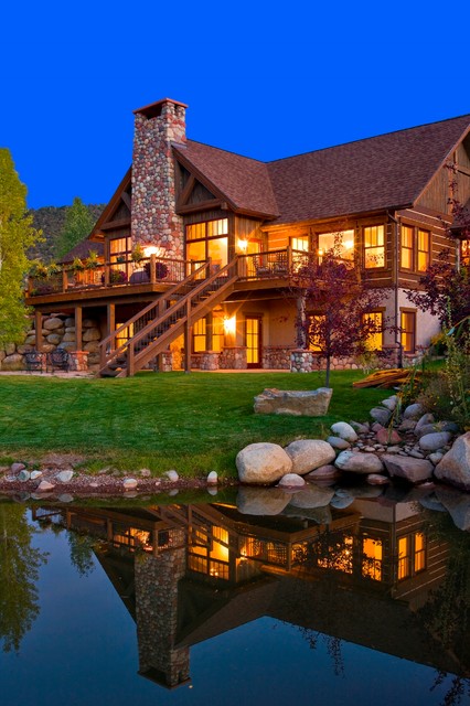 Colorado Mountain Home - Rustic - Exterior - Denver - by Equiterra ...