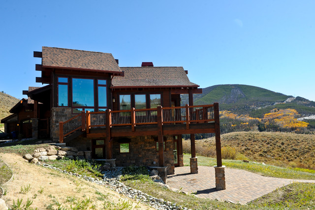 Colorado Timber Frame - Montagne - Façade - Denver - par Mountain Log ...