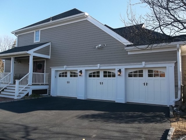 Completed - Garage Side Elevation - Transitional - Garage - New York ...