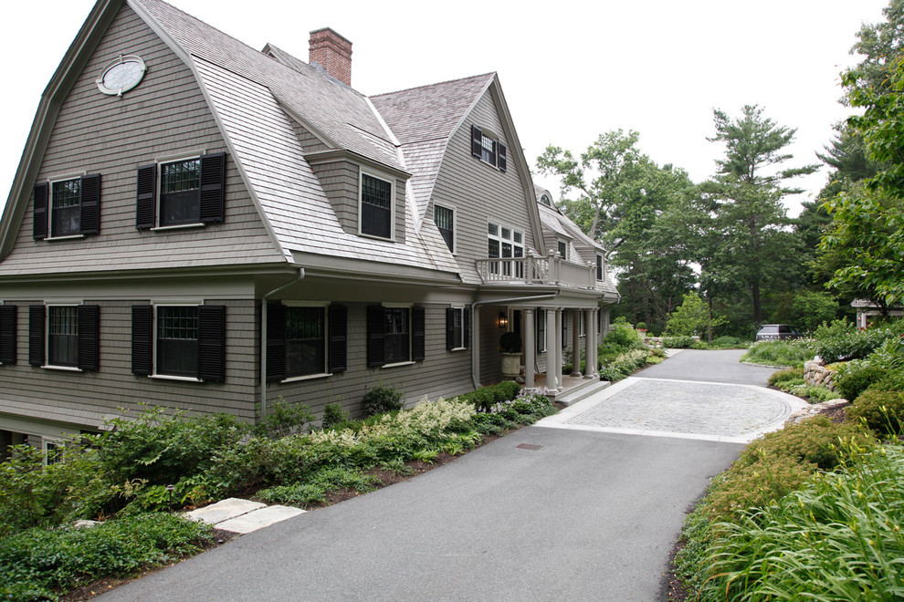 Concord House Front Exterior - Traditional - Exterior - Boston - by ...