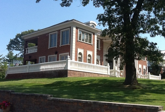 Concrete Balusters Wrap Around House - Traditional - Exterior - New ...