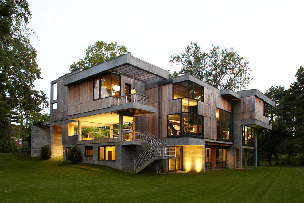 Concrete Home - Contemporary - Exterior - New York - by Narofsky ...