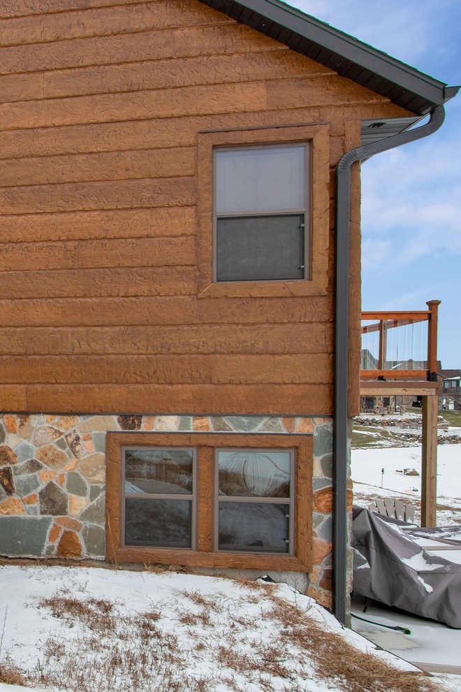 Concrete Log Siding Homes - Rustic - Exterior - Other - by NextGen Logs ...