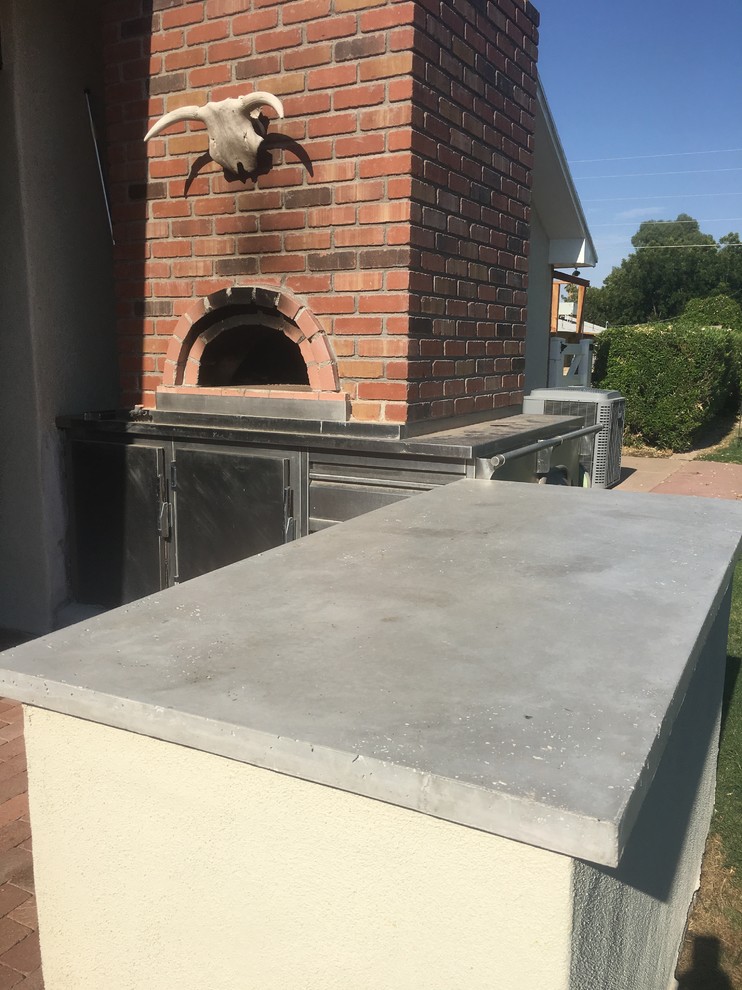 Concrete Slab For Outside BBQ Island - Modern - Exterior - Phoenix - by ...