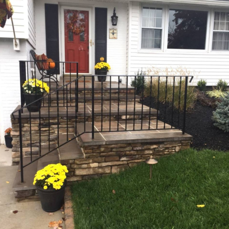 Concrete Stairwell - Traditional - Exterior - Philadelphia - by CSM ...