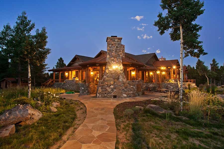Conifer Colorado Mountain Ranch Home - Rustic - Exterior - Denver - by ...