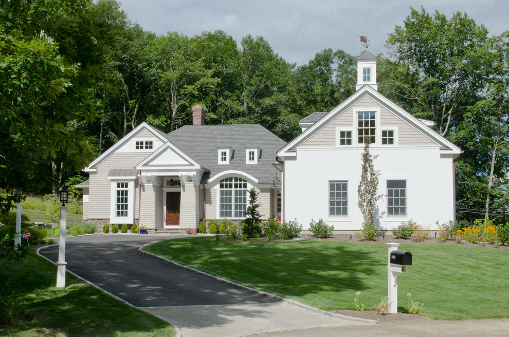 Connecticut Golf Couse Estate Home - Country - House Exterior - New ...