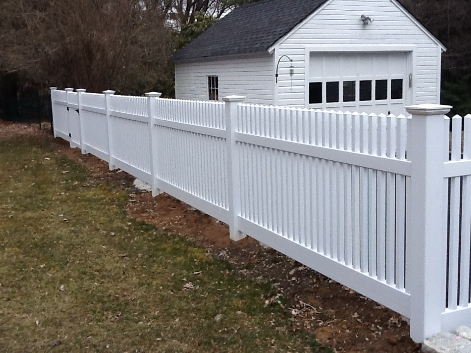 Connecticut Picket Fence - Traditional - Exterior - New York - by ...