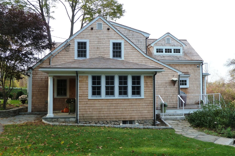 Contemporary Cape - Traditional - Exterior - Boston - by HC Design | Houzz