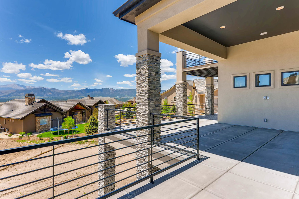 Contemporary Colorado Mediterranean - Contemporary - Exterior - Denver ...