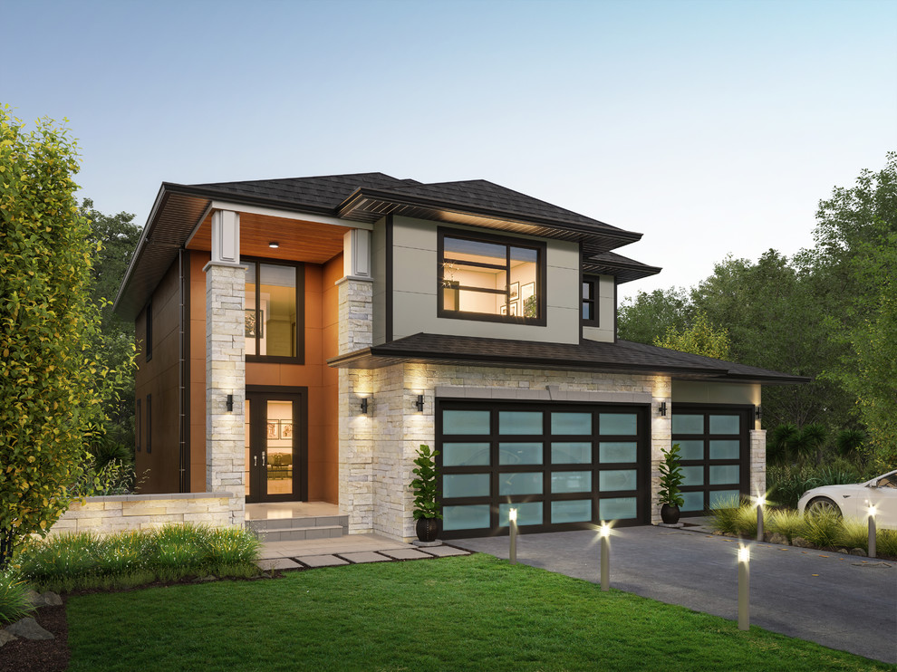 Contemporary Exterior New Construction - Contemporary - Exterior ...